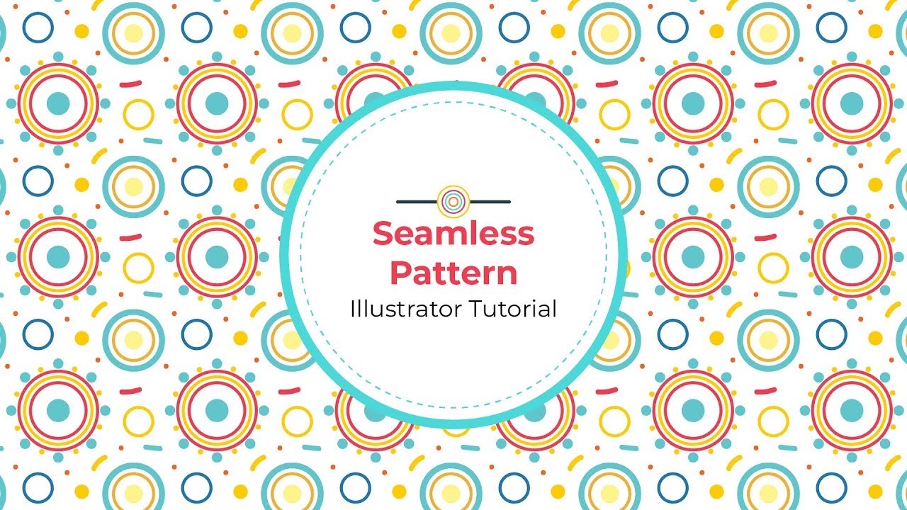 Seamless Pattern with Circles  - Illustrator tutorial