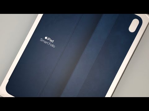 Unboxing Marine Blue Smart Folio case for the iPad Air 5