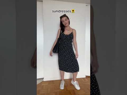 Styling Dresses with Sneakers