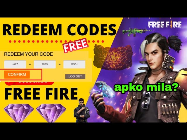 How to use Free Fire redeem code redemption site to get free rewards