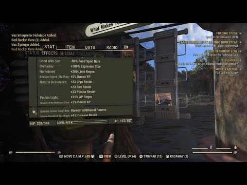 Can't Switch Loadout? Fallout 76
