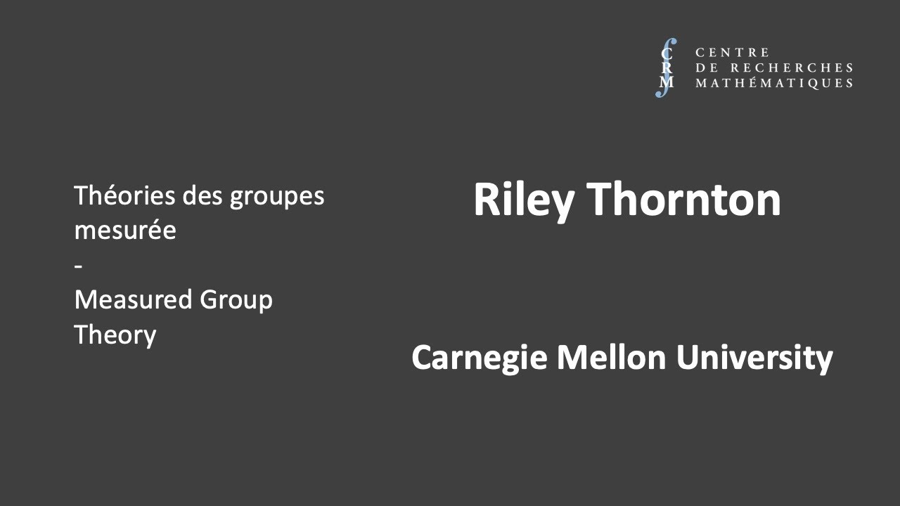 Riley Thornton: Amenable groups