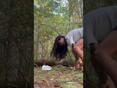 I Go To The Bathroom in the Woods... #vanlife #vanbuild #vanconversion