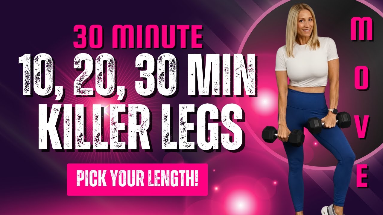 30 Minute Killer Legs Workout | Pick Your Own Workout 10, 20, or 30 Minutes