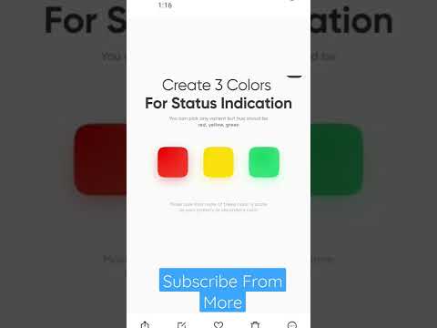 How to create Color Palette for UI design #trending #ui #color