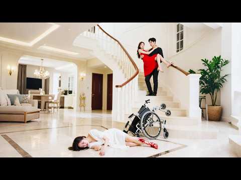 Disabled wife was pushed down stairs, but he hugged mistress. She left 5 years, he regretted