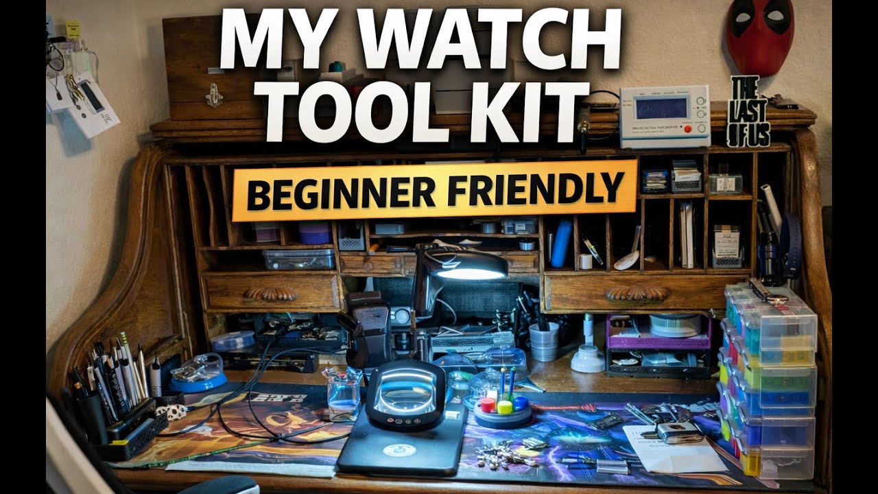 The Watch Repair Tools I Use Every Day | Vintage Mechanical Bench Setup