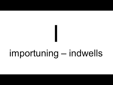 importuning - indwells | I | English Dictionary