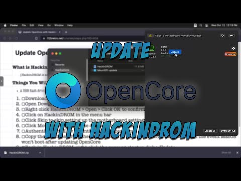 Update OpenCore with HackinDROM