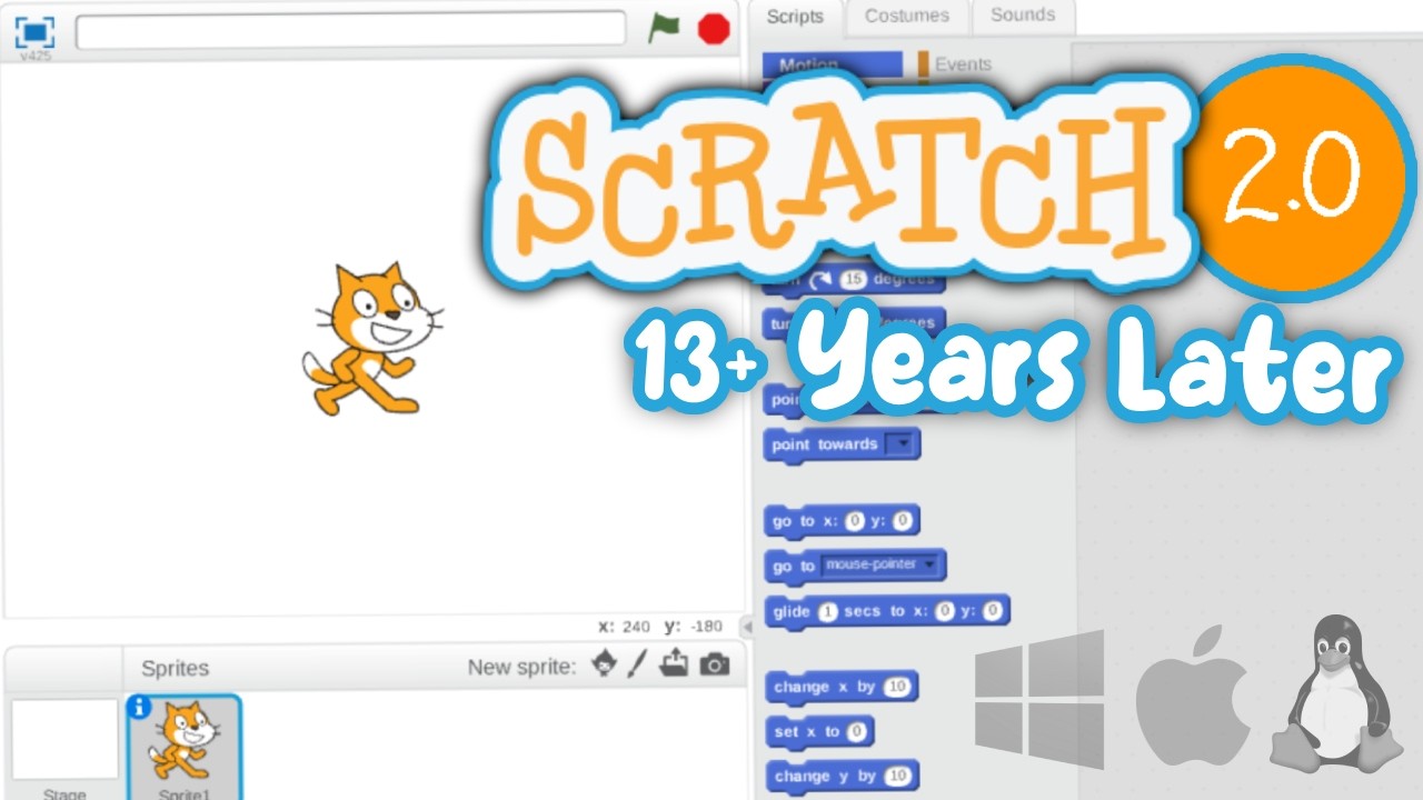 The BEST Way to Get Scratch 2.0 NOW! (WINDOWS/MAC/LINUX) [no broken links!!]