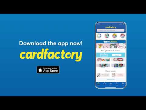 Card Factory introduces new app. Happy Days