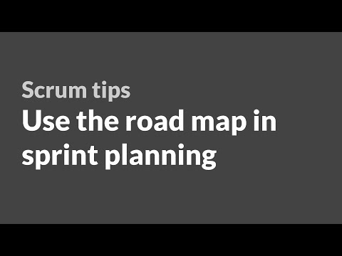 Use the road map in planning