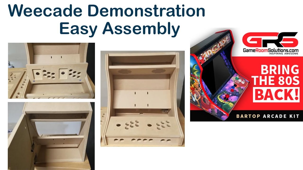Weecade Bartop Arcade Cam Lock Assembly Demonstration