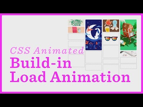 Build-In Load Animation — CSS Animations