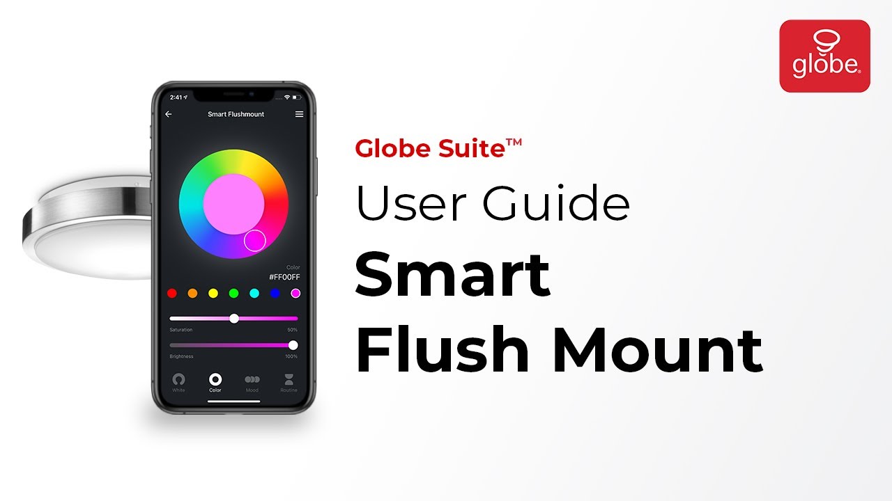 Smart Flush Mount – Set Up and User Guide | Globe Smart Home