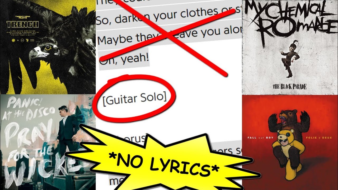 GUESS THE EMO SONG WITHOUT LYRICS CHALLENGE (FOB, MCR, P!ATD, TOP) *CrankThatFrank Reaction?*