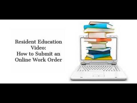 Resident Education Video - How to Submit an Online Work Order Access Property Management