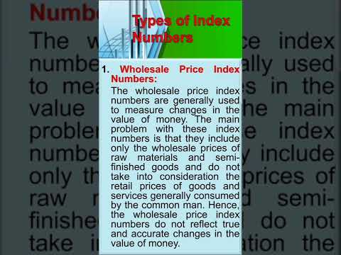 B. Statistics/ Types/ Wholesale Price Index Numbers