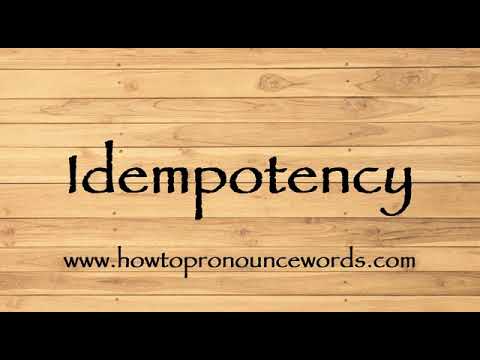 How To Pronounce Idempotency ? How To say Idempotency New Video