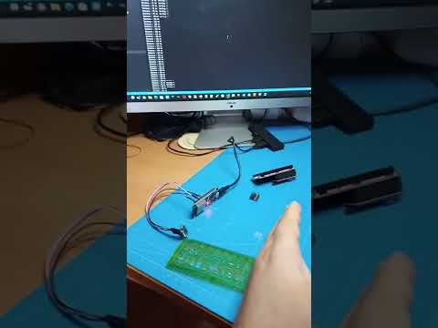 Distance measurement with micro LIDAR sensor VL53L01XV2