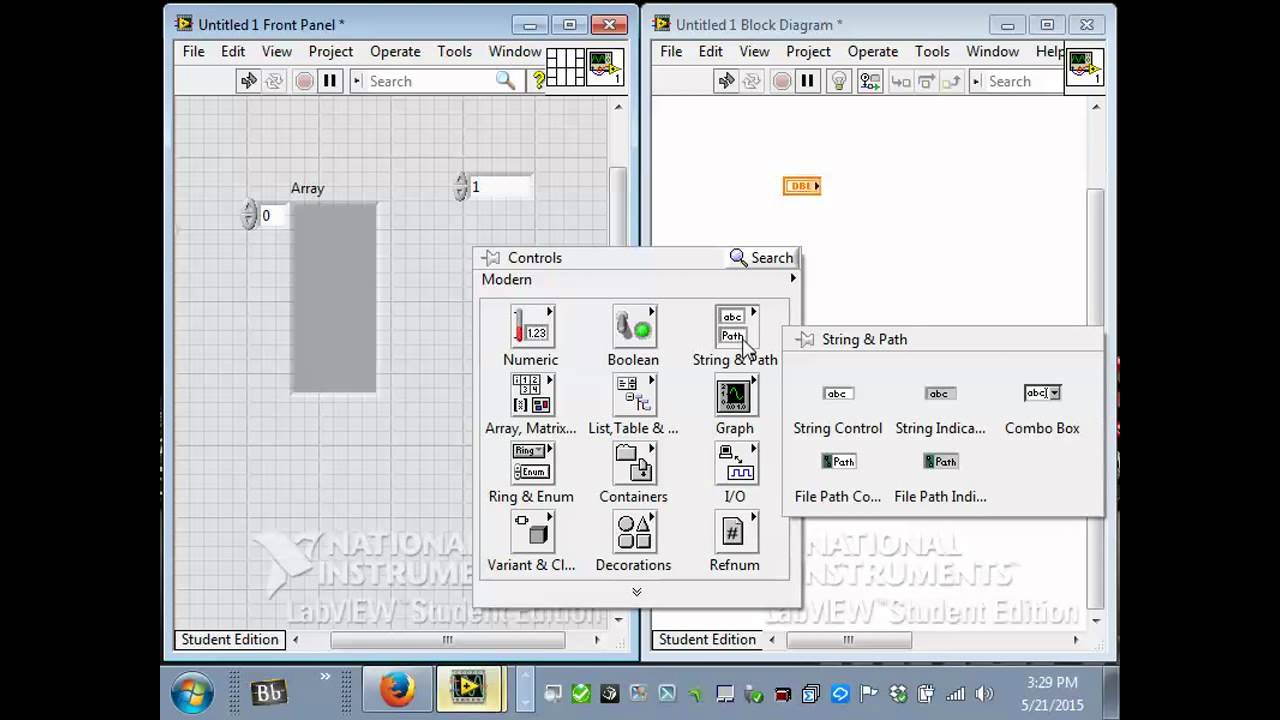 LabVIEW -  Arrays