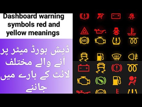 car dashboard warning lights urdu dashboard warning light/symbols/sign on meter explain urdu Hindi