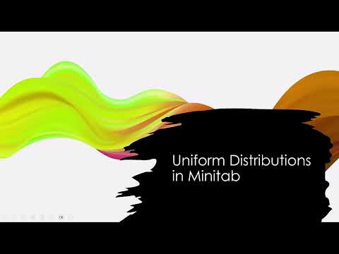 Uniform Distributions in Minitab