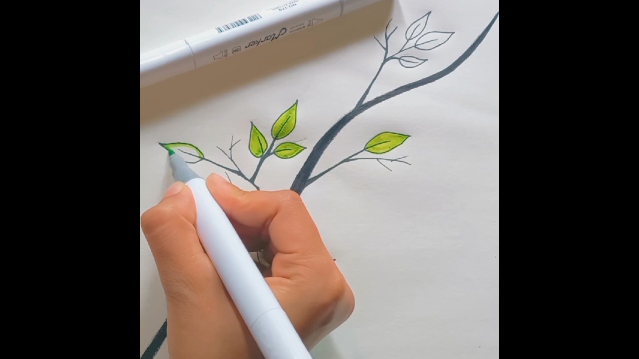 A beautiful scenery drawing ❤️#shorts #short #ytshortsvideo #deviantart #scenery #lan#tranding