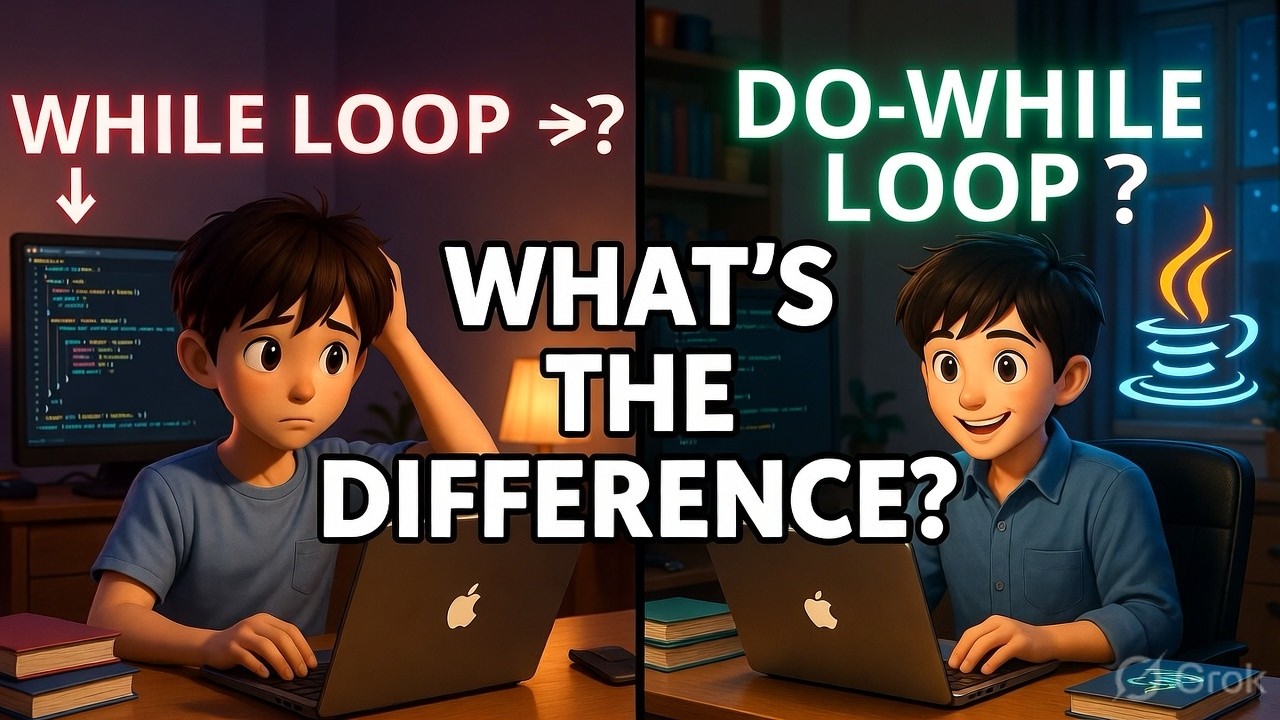 While Loop vs Do-While Loop in Java (Hindi) | Difference Explained | Java Tutorial for Beginners