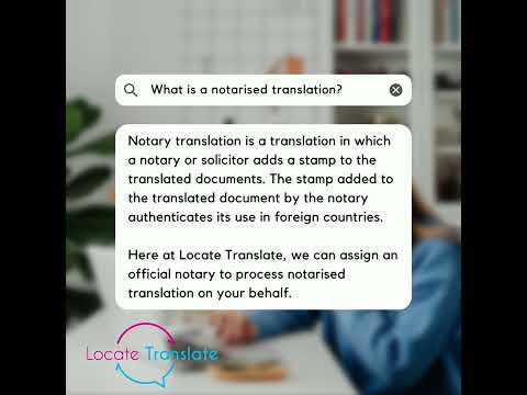 What is a Notarized Translation?