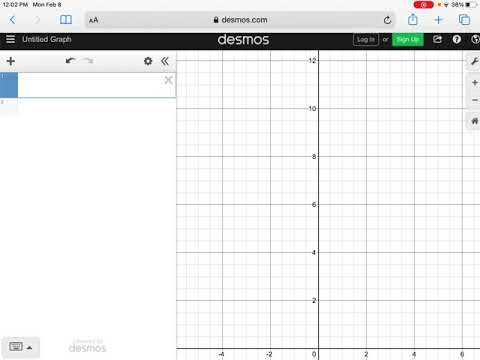 How to Get Exponential Functions Table Using Desmos