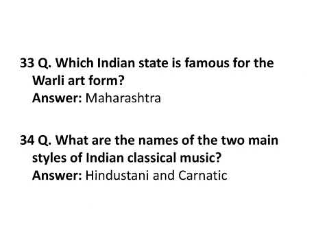 100 Indian Culture GK Questions and Answers | GK Quiz on Indian History, Art & Traditions