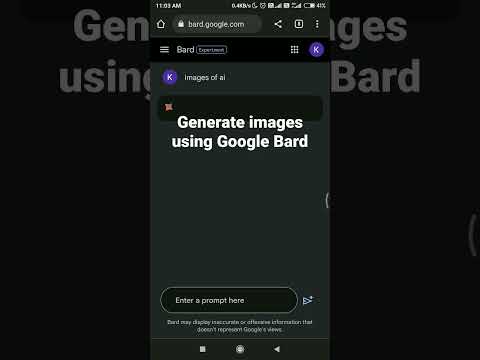 Generate Images Using Google Bard | Google Bard | Generate Images #ai #googleai #chatbots #bard