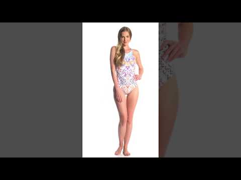 La Blanca Majorca Hi-Neck Strappy One Piece Swimsuit | SwimOutlet.com
