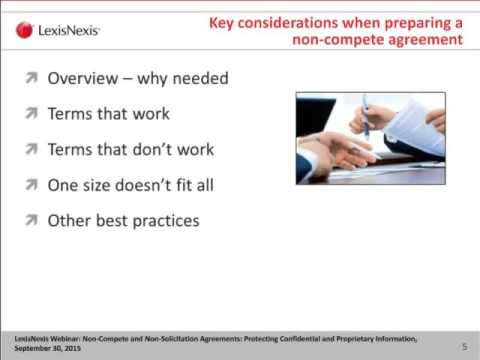 LexisNexis® Webinar: Non-Compete and Non-Solicitation