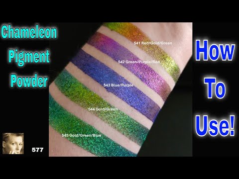 HOW TO USE Chromashift Chameleon Pigment Powder!