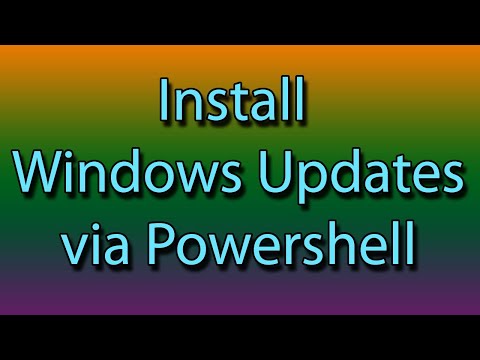 How to install Windows update via PowerShell, Windows10, Windows11, Server 2016, Server 2019