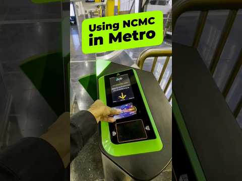 How to Use NCMC Card in All Mumbai Metroz