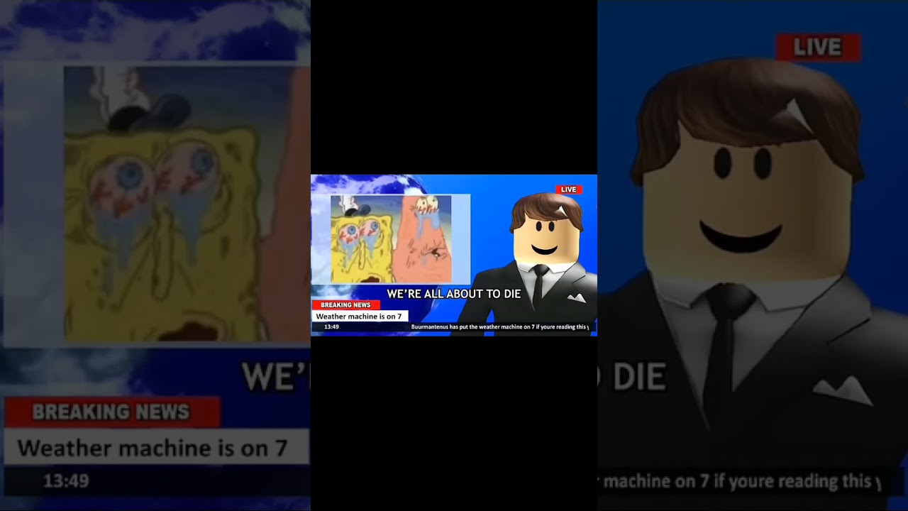 some dumb idiot has put the weather machine on 7 #roblox #bloxburg