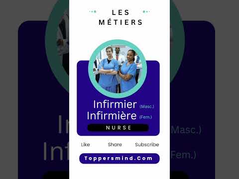 How to say Nurse in French - Infirmière pronunciation #french #francais #learning #shorts #ytshorts
