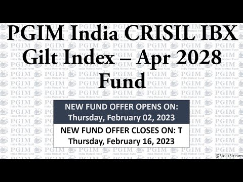 PGIM India CRISIL IBX Gilt Index – Apr 2028 Fund | PGIM Mutual Fund | StockStream