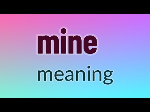 Mine - 94 English Vocabulary Flashcards