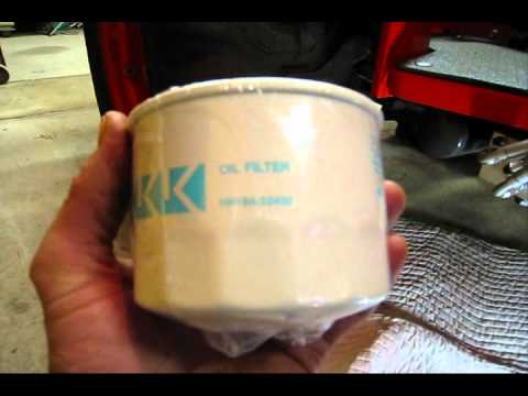 Kubota L3400 HST 50 Hour Service (Part 1: Engine Oil/Filter Change)