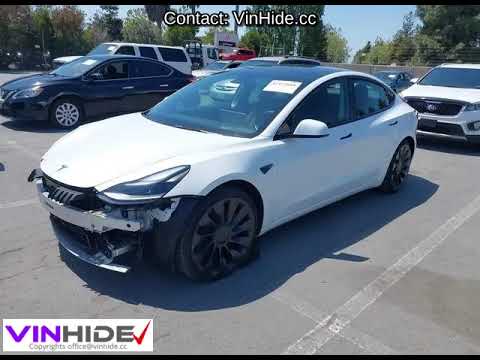 VIN: 5YJ3E1ECXNF270238 - 2022 Tesla Model 3- Performance Dual