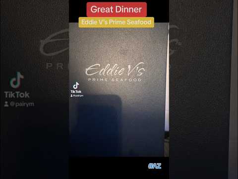 Great Dinner at Eddie V’s Prime Seafood #AZ #USA