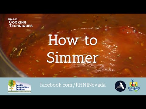 How to Simmer - SNAP-Ed Cooking Techniques