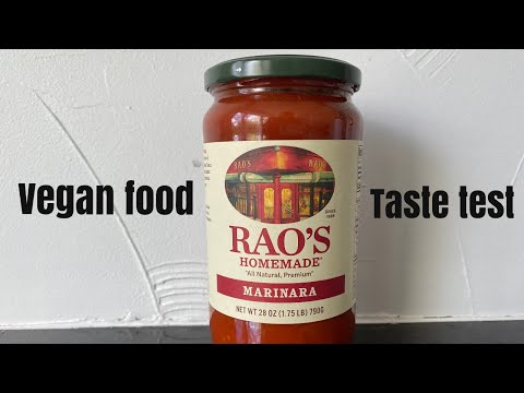 RAO’S Marinara #veganfoodtastetest #raos #vegansauce