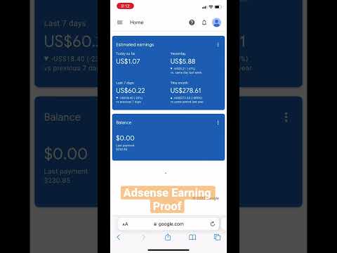 Adsense Earning Proof || Website Earning || How to increase your blog cpc (Adsense)?