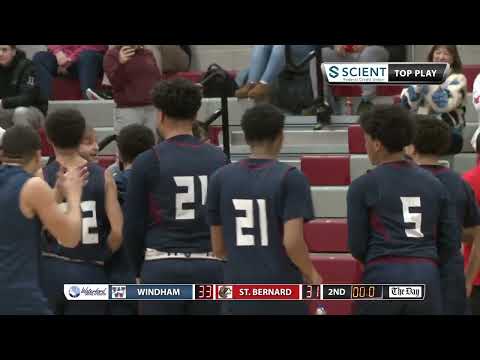 One-shoe buzzer beater by Travis Mangual
