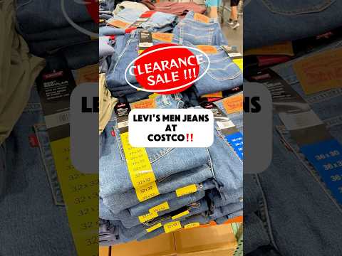 🔥 Levi’s 505 Jeans on Clearance at Costco! 🛒 Don’t Miss This Deal‼️#costco #levisjeans #clearance